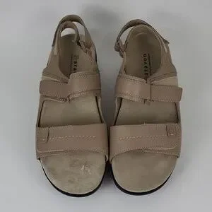 Aravon | Shoes | Aravon Sandals Womens 7d Katy Slingback Cream Leather ...